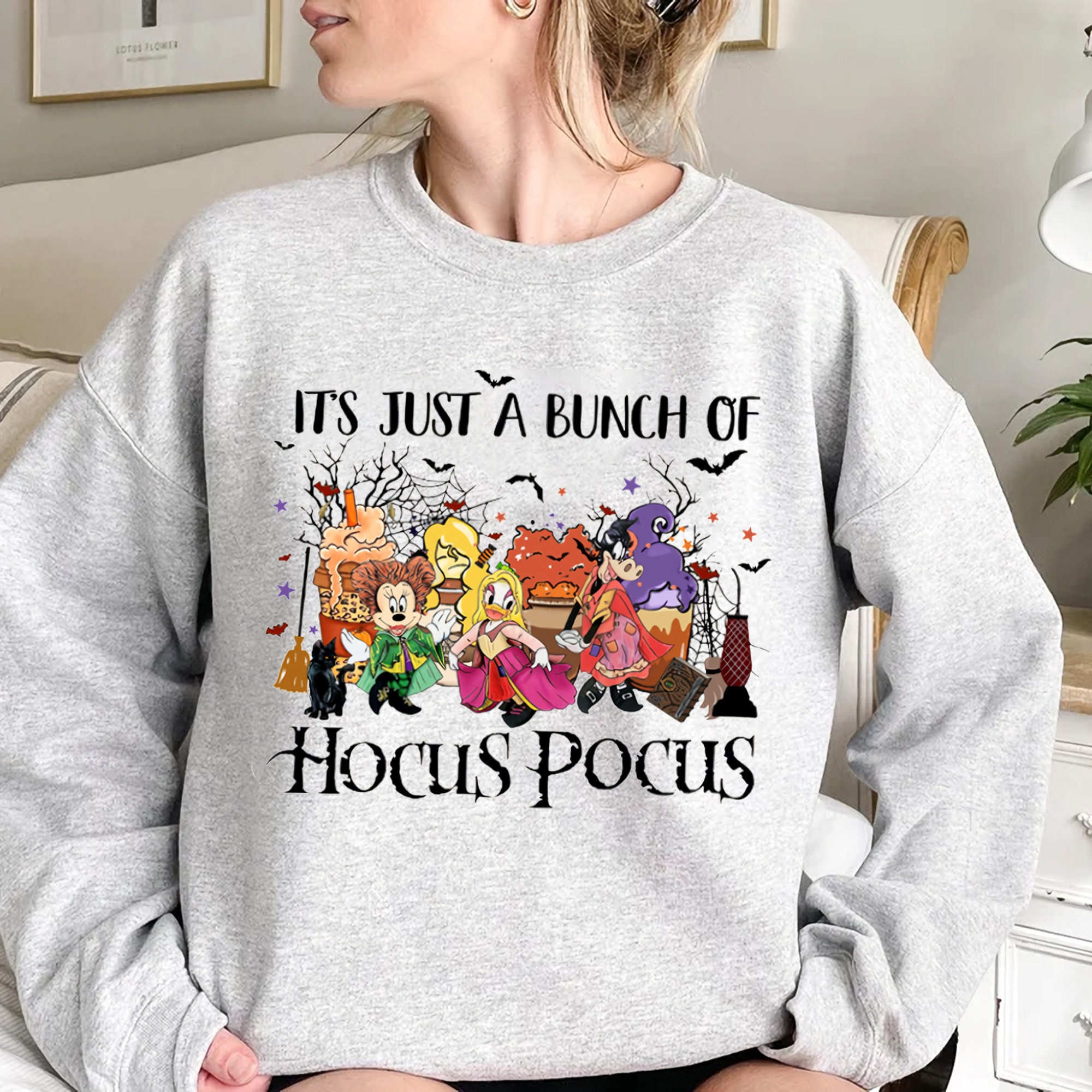 Minnie Daisy Clarabelle Cosplay Hocus Pocus Coffee Sweatshirt - Etsy
