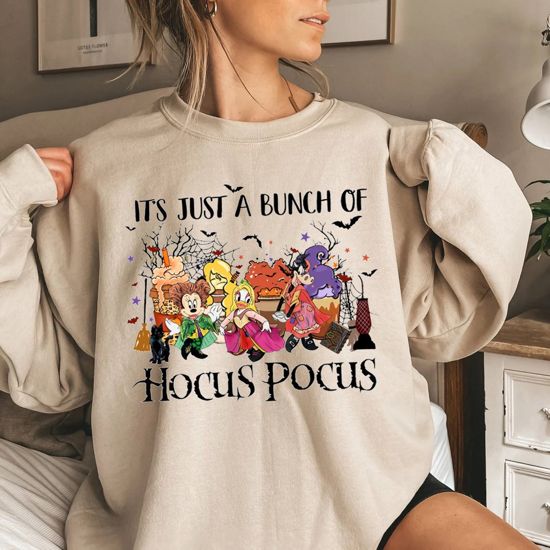 Minnie Daisy Clarabelle Cosplay Hocus Pocus Coffee Sweatshirt - Etsy