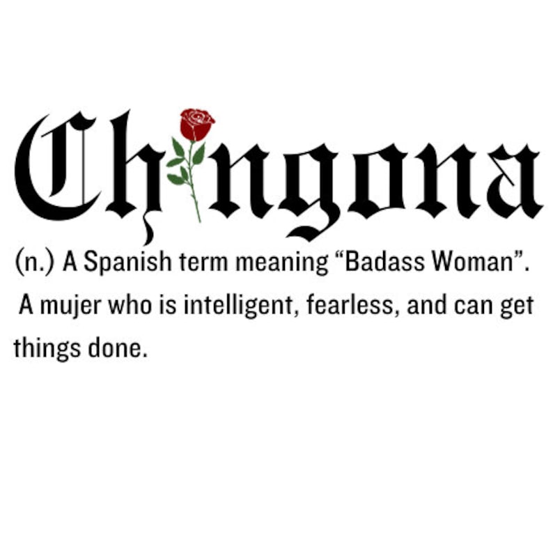 Chingona Definition SVG - Etsy