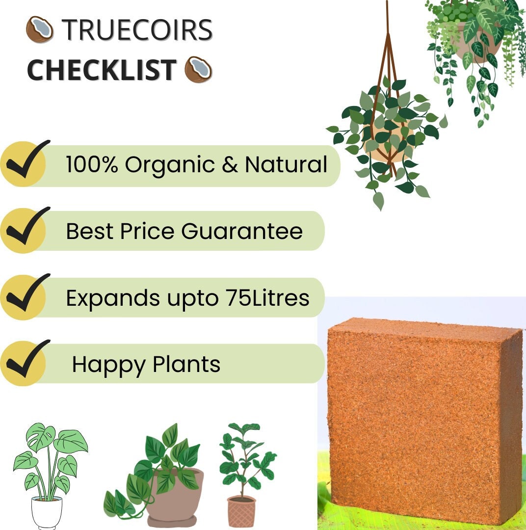 100% Natural and Organic Coco Coir /pith Compressed Blocks High ...