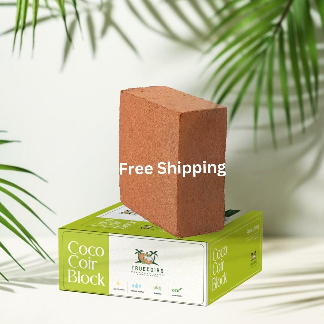 Organic Coco Coir Growing Media, High Expansion, Garden & Reptile ...
