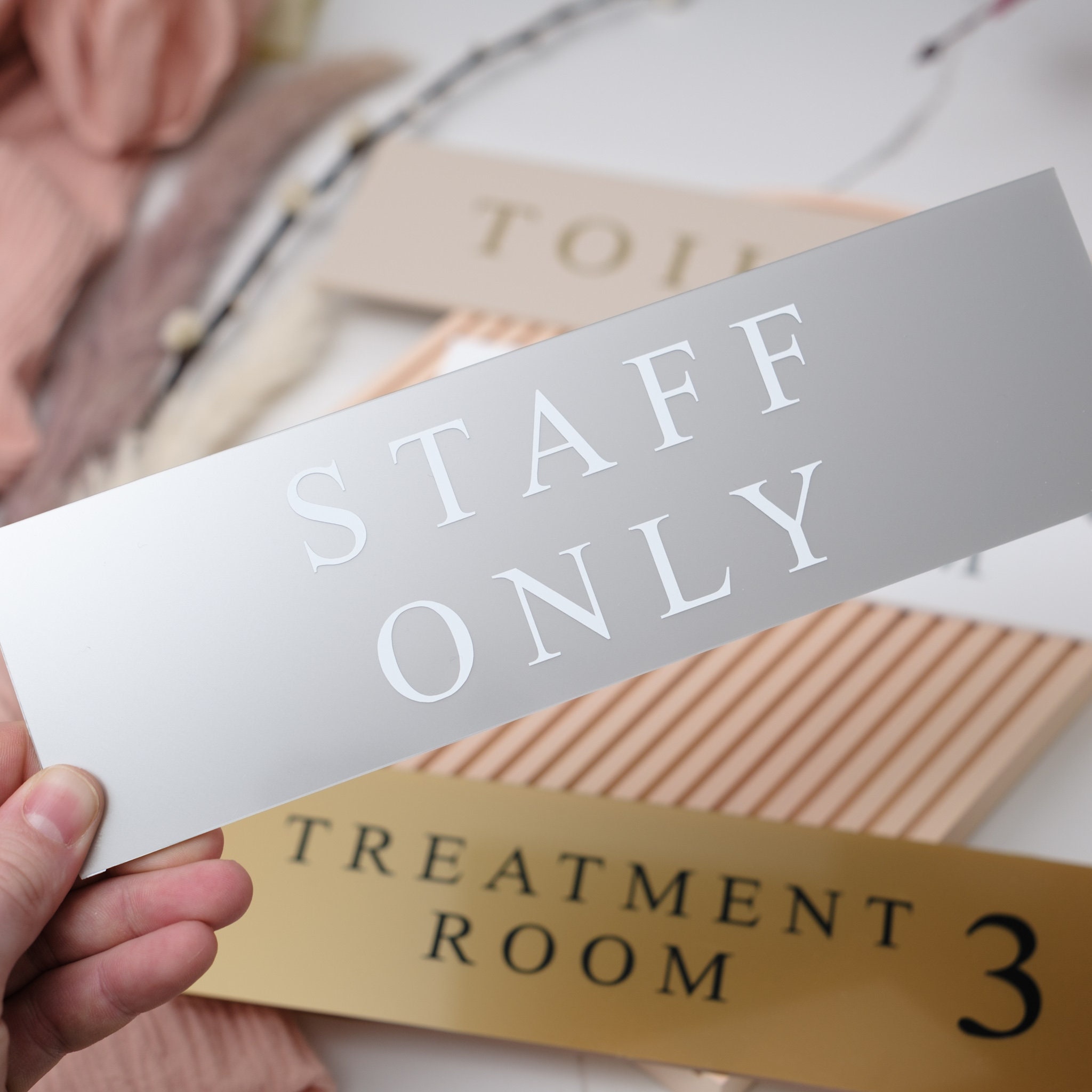 Custom Door Business Signage Salon Door Sign, Business Sign, Tanning ...