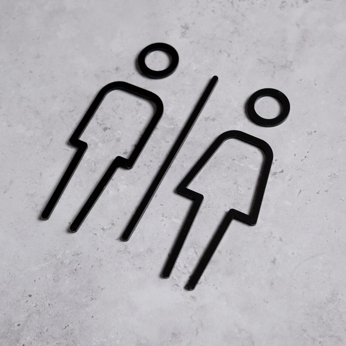 Toilet Sign, Restroom Door Sign, Toilet Door Sign, WC Signs, Restroom ...