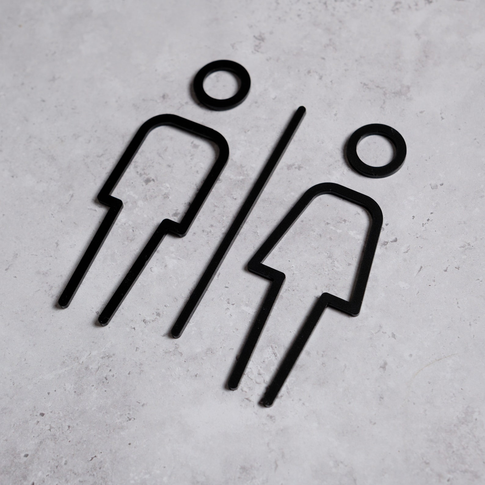 Toilet Sign, Restroom Door Sign, Toilet Door Sign, WC Signs, Restroom ...