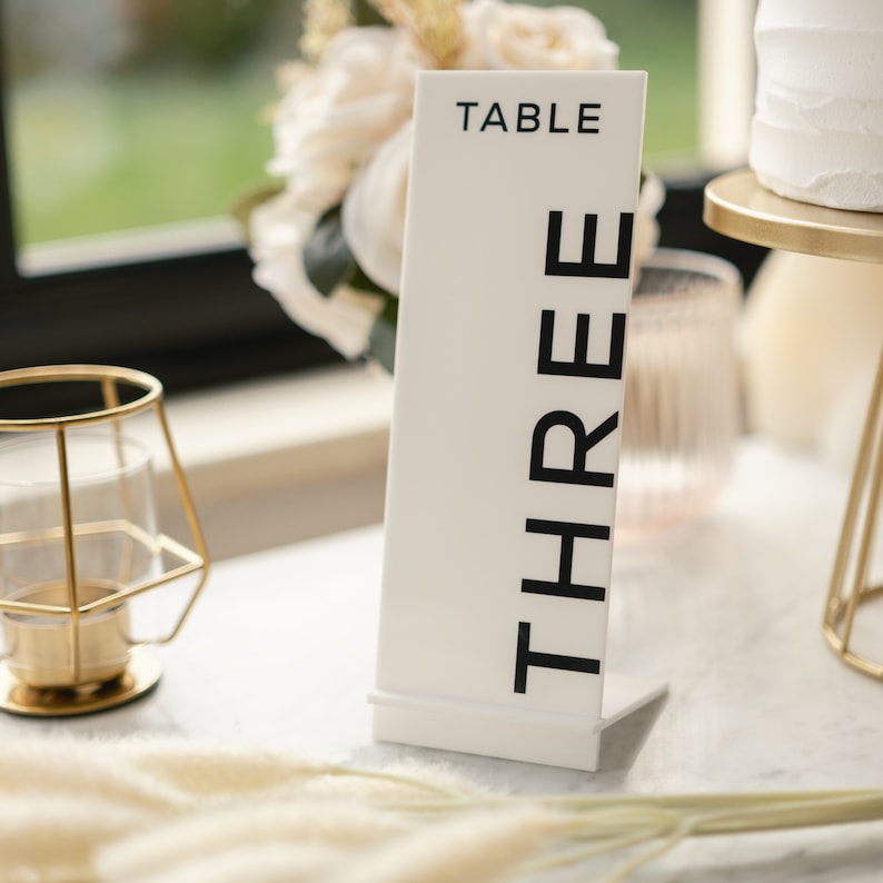 Event Decor, Table Numbers, Cafe Table Numbers, Wedding Table Numbers ...