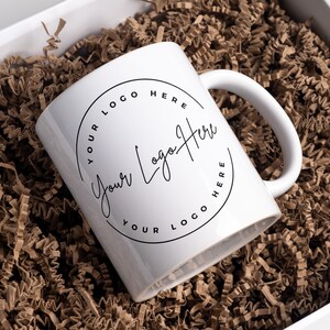 Company Logo Coffee Mugs, Branded Custom Logo Mug, Personalised Mug ...