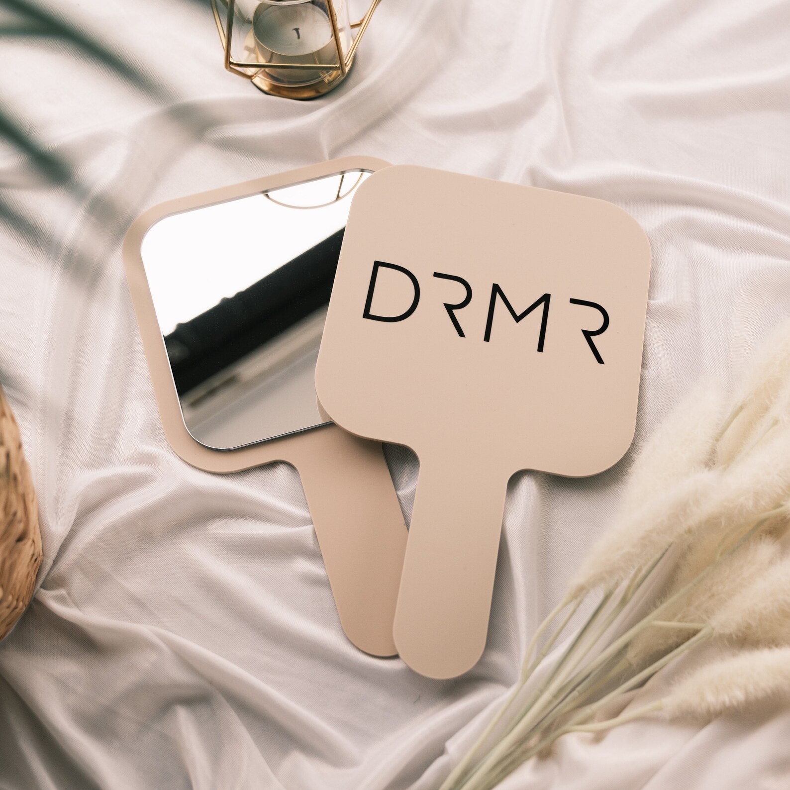 Branded Handheld Mirror, Logo Mirror Personalised Mirror, Custom Logo ...