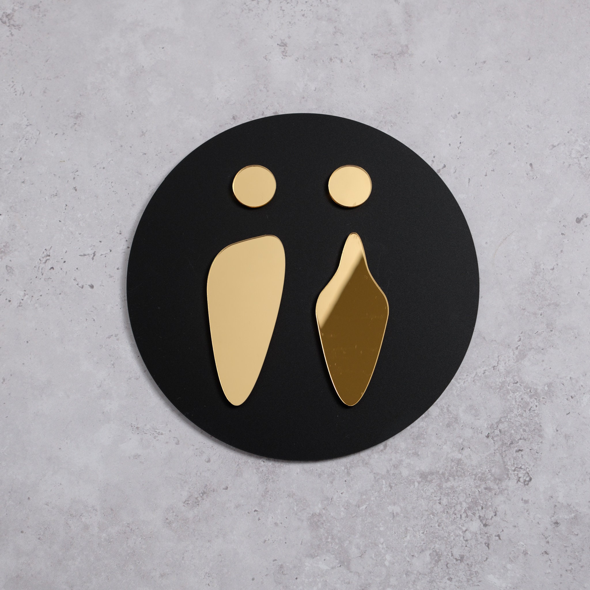 Modern Toilet Sign Business Signage, Toilet Door, Salon Decor, Door ...