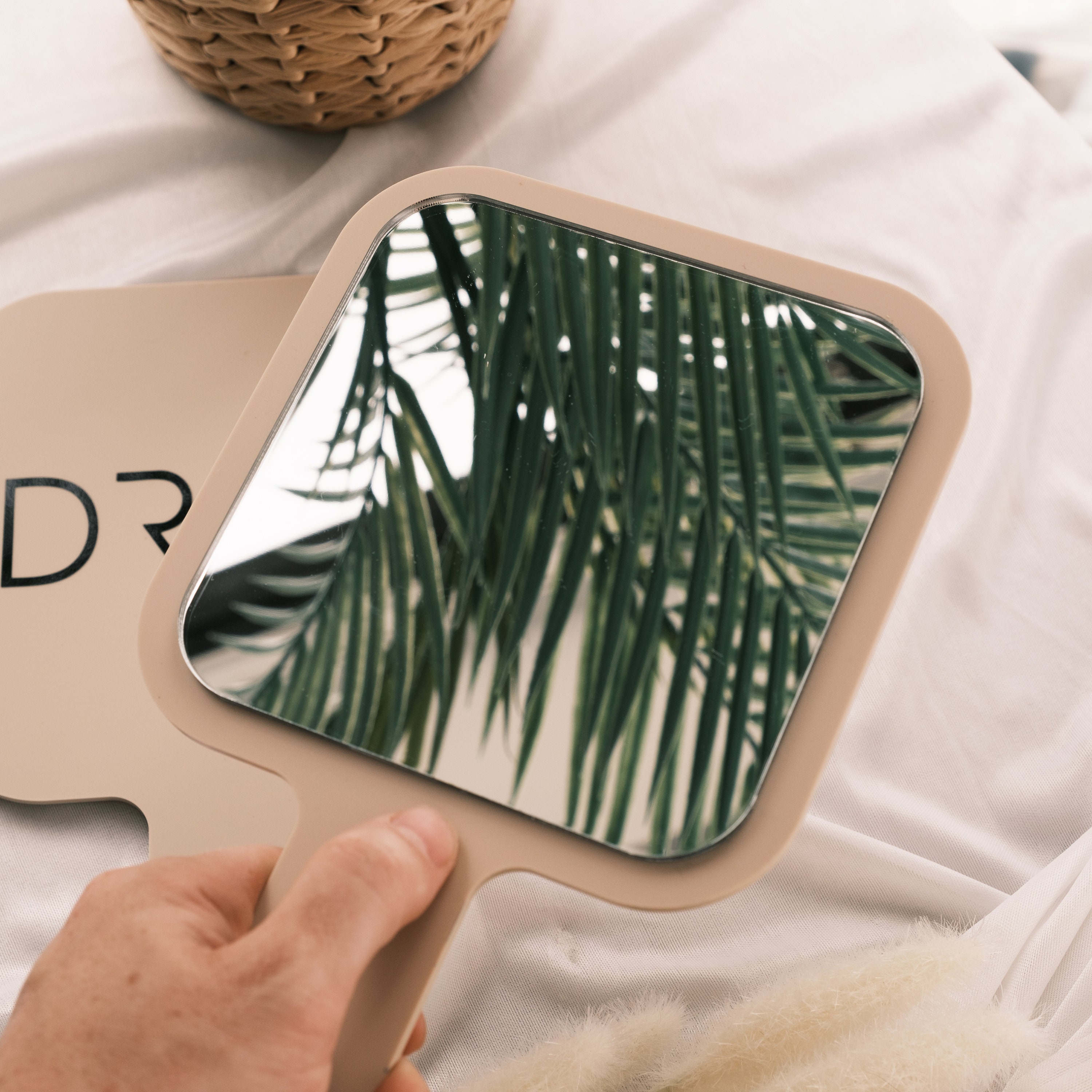 Branded Handheld Mirror, Logo Mirror Personalised Mirror, Custom Logo ...