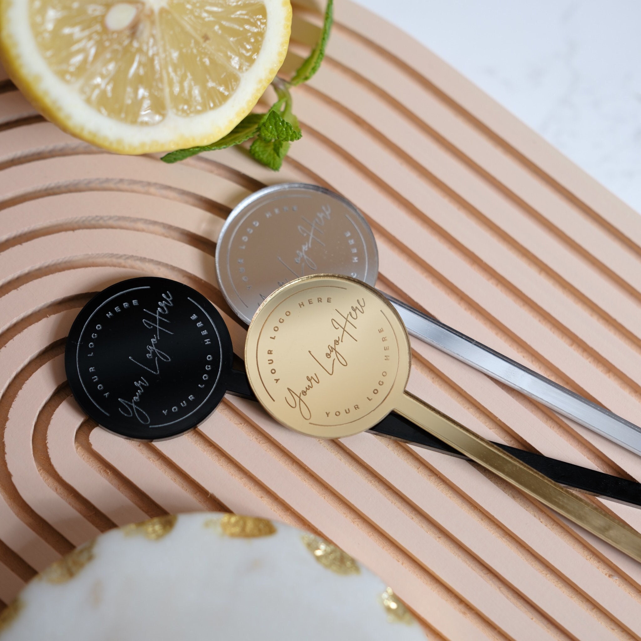 Business Events Drinks Stirrers, Personalised Stirrers Logo, Swizzle ...