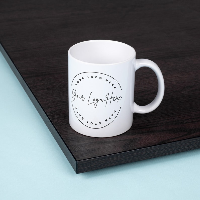 Company Logo Coffee Mugs, Branded Custom Logo Mug, Personalised Mug ...
