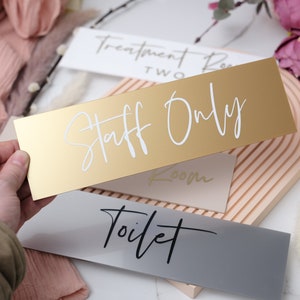 Salon Door Sign, Personalised Business Sign, Salon Signage, Tanning ...