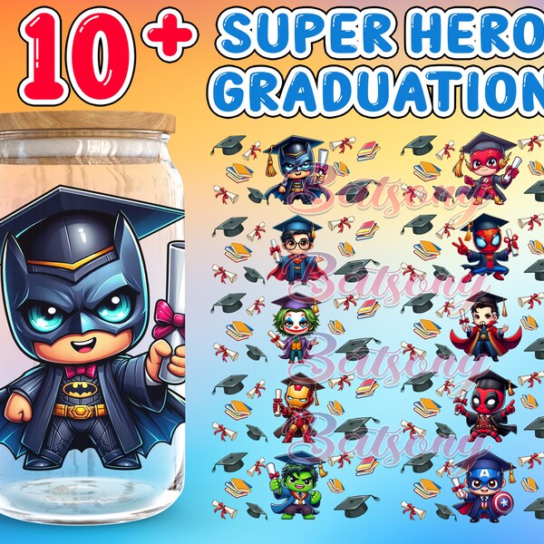 Super Hero Graduation Png - Etsy