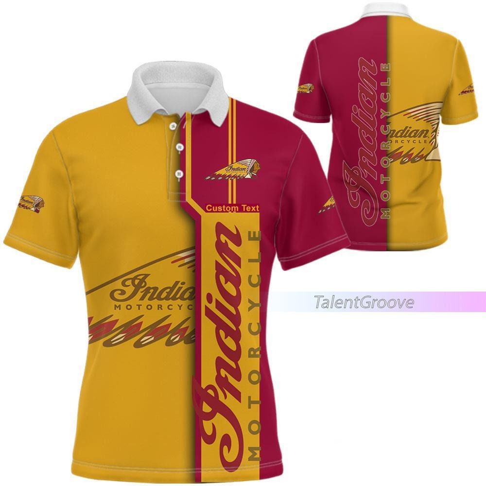 Indian Motorcycle Polo Shirt Indian Shirt Indian Polo 3D - Etsy