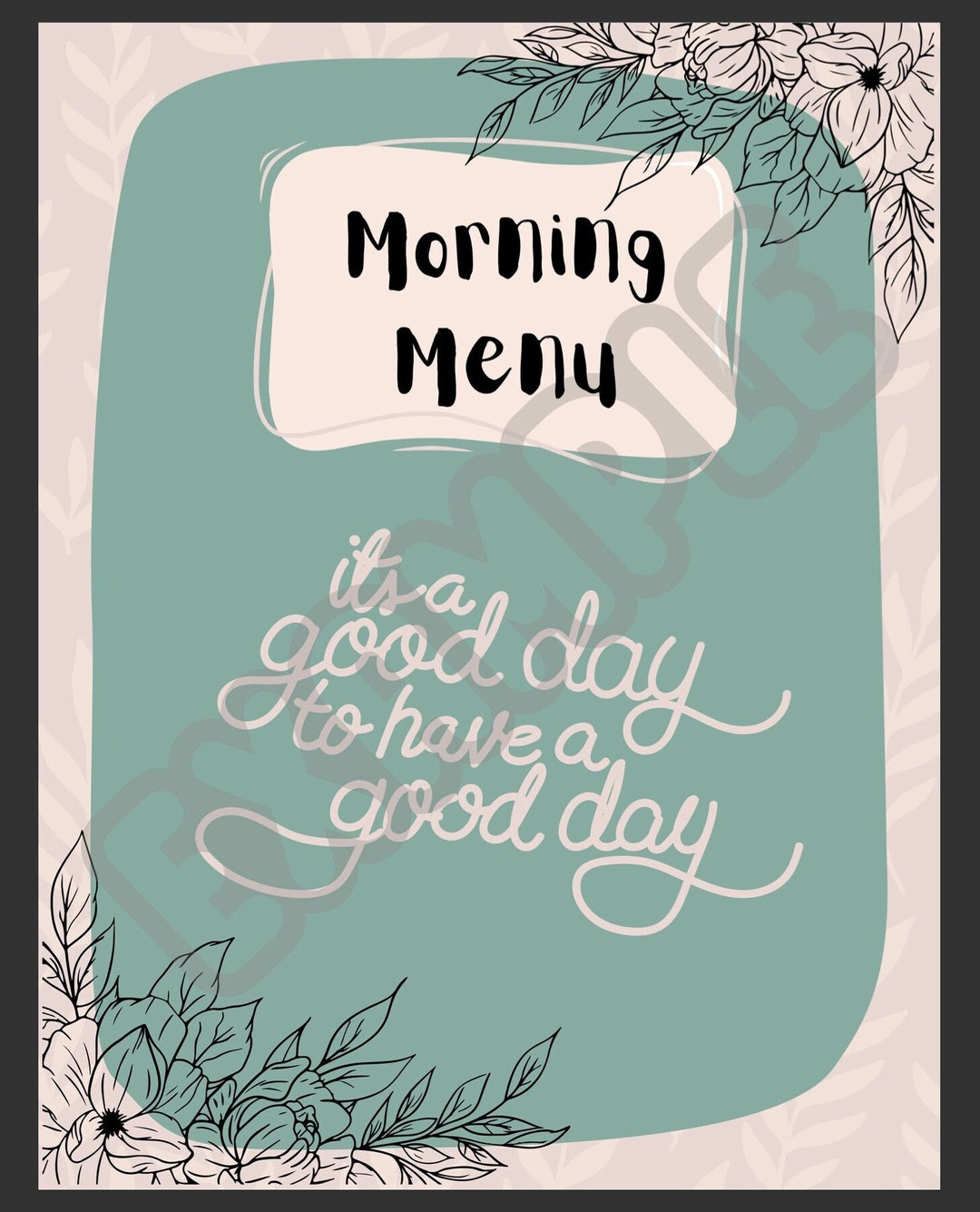 9 Pages Morning Menu Homeschool Pages Morning Menu Bundle Homeschool ...