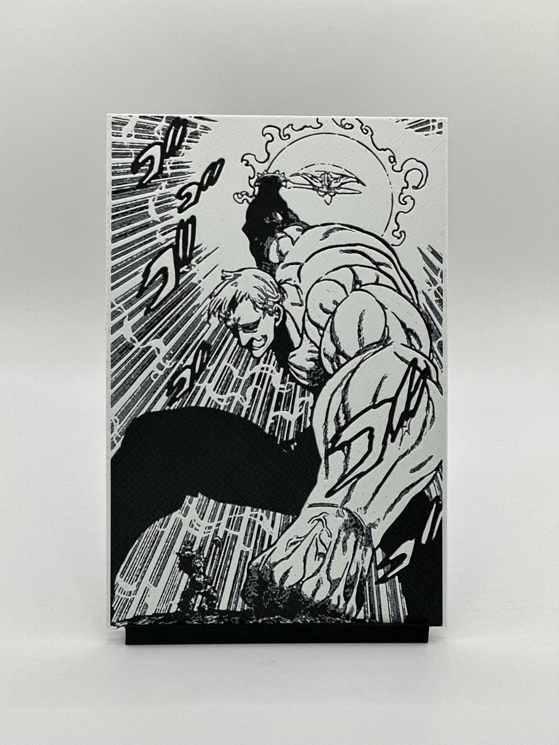 3D Printed Manga Panel 3D Printed Anime Panel Manga Decor - Etsy