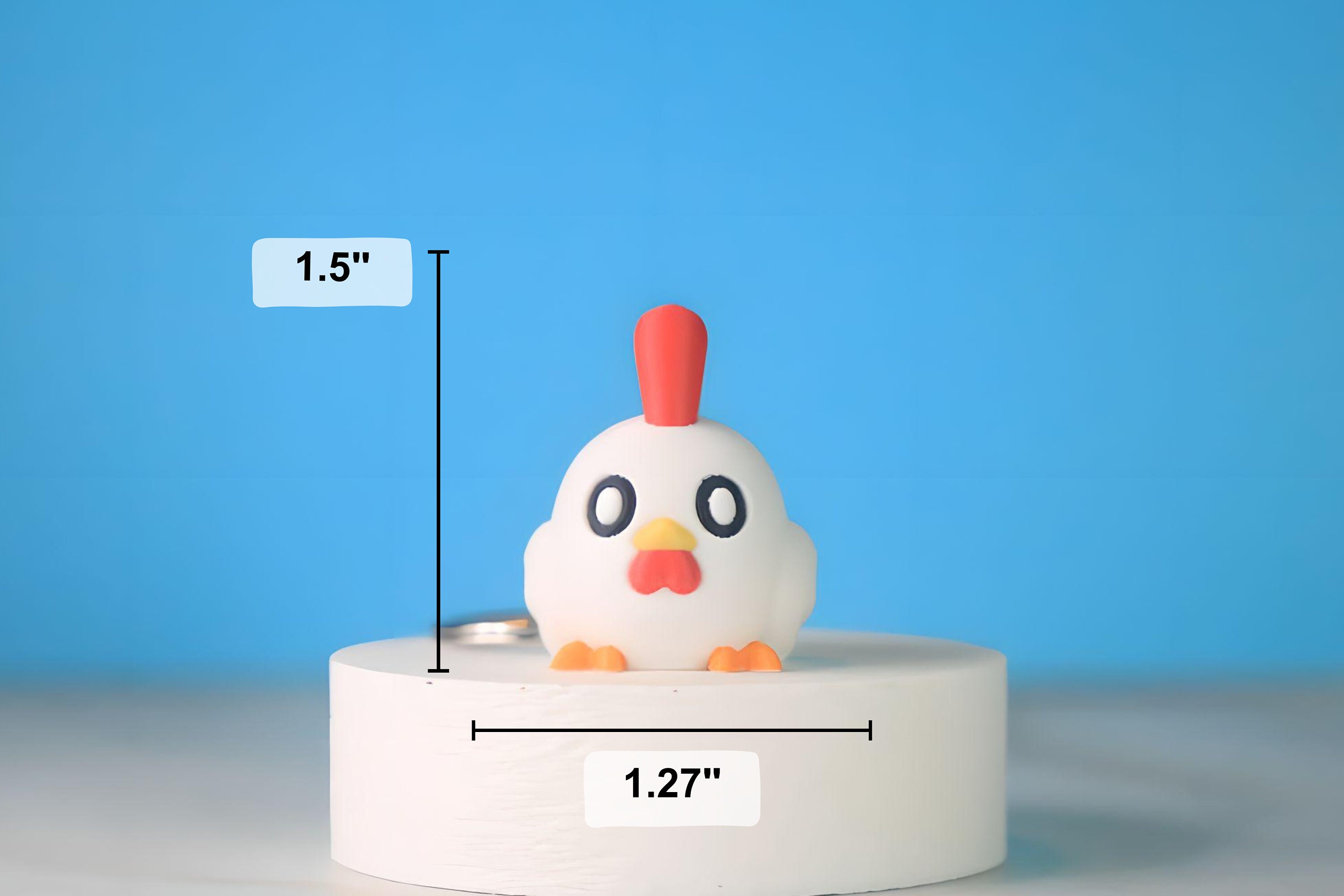 Chikipi Keychain, Palworld Keychain, Chikipi Charm, Palworld Charm, 3D ...