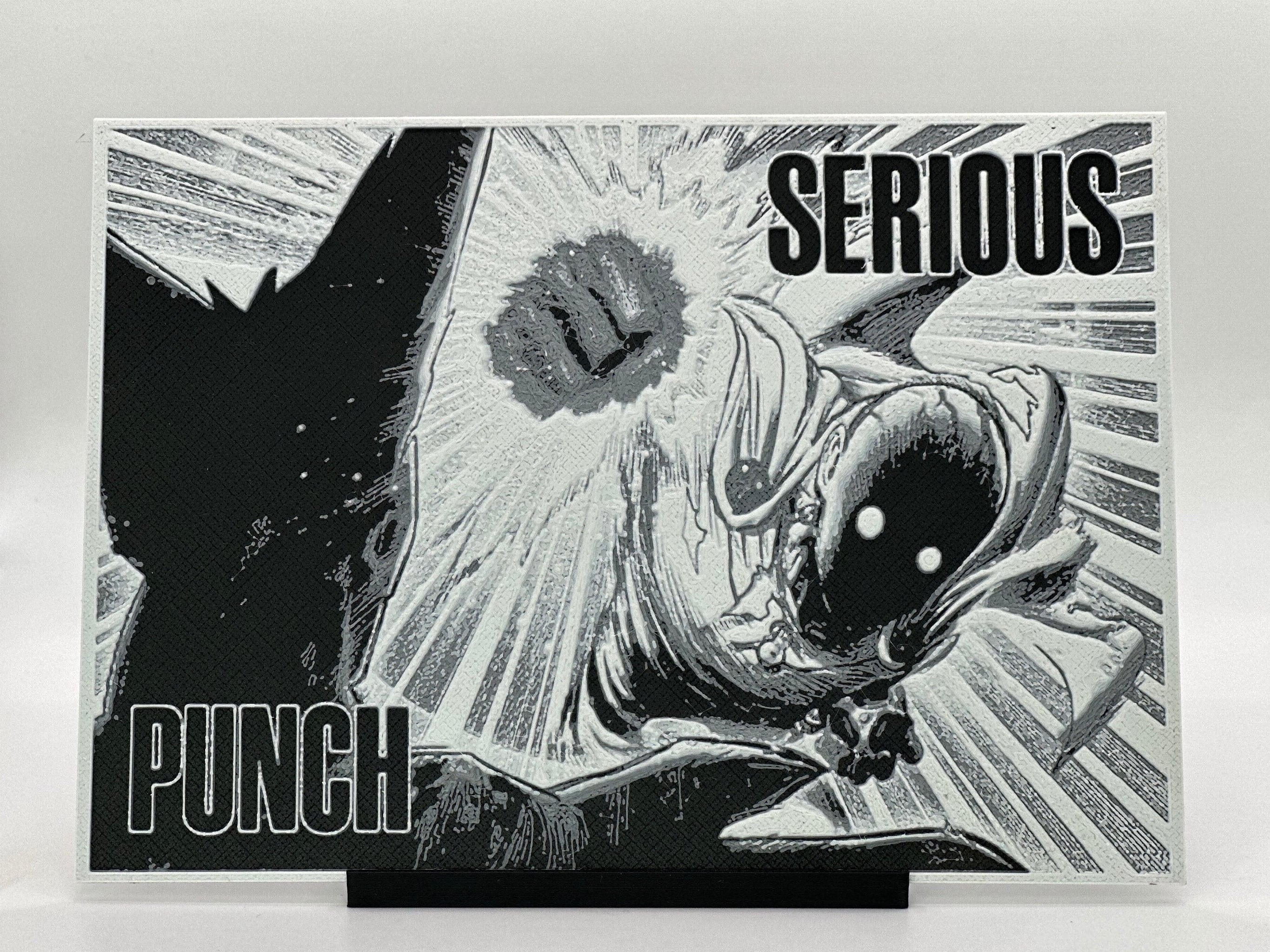 3D Printed Manga Panel 3D Printed Anime Panel Manga Decor - Etsy