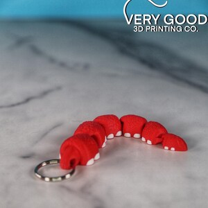 Cute Flexi Octopus & Tentacle Keychain .STL File for 3dprinting ...