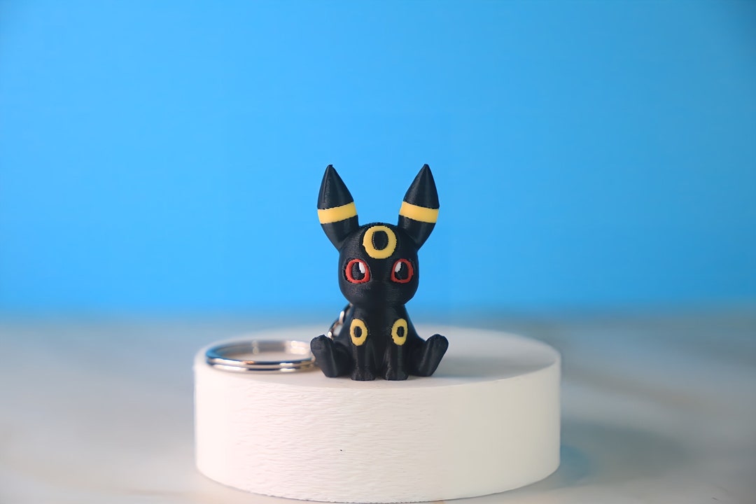 Umbreon Keychain, Pokemon Keychain, Umbreon Charm, Pokemon Charm, 3D ...