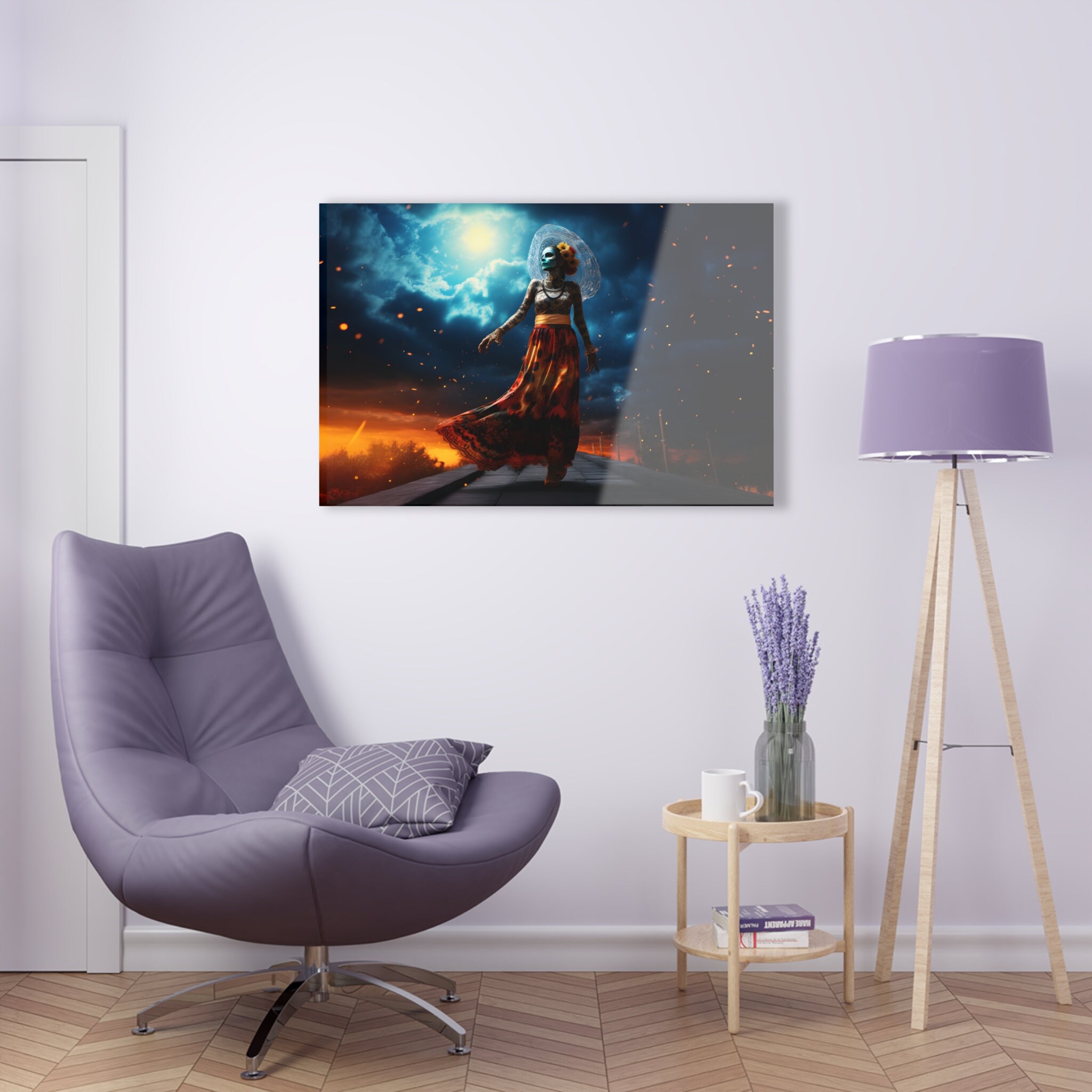 Day of the Dead Mexican Catrina Poster, Mexico Catrina Sugar Skull Girl ...