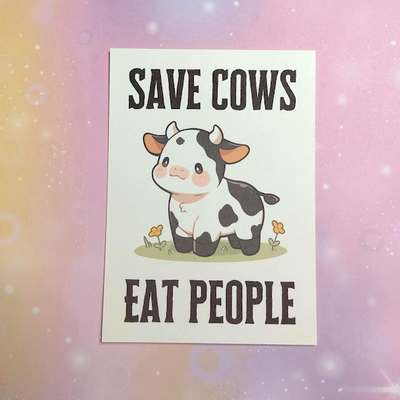 Save The Cows Meme