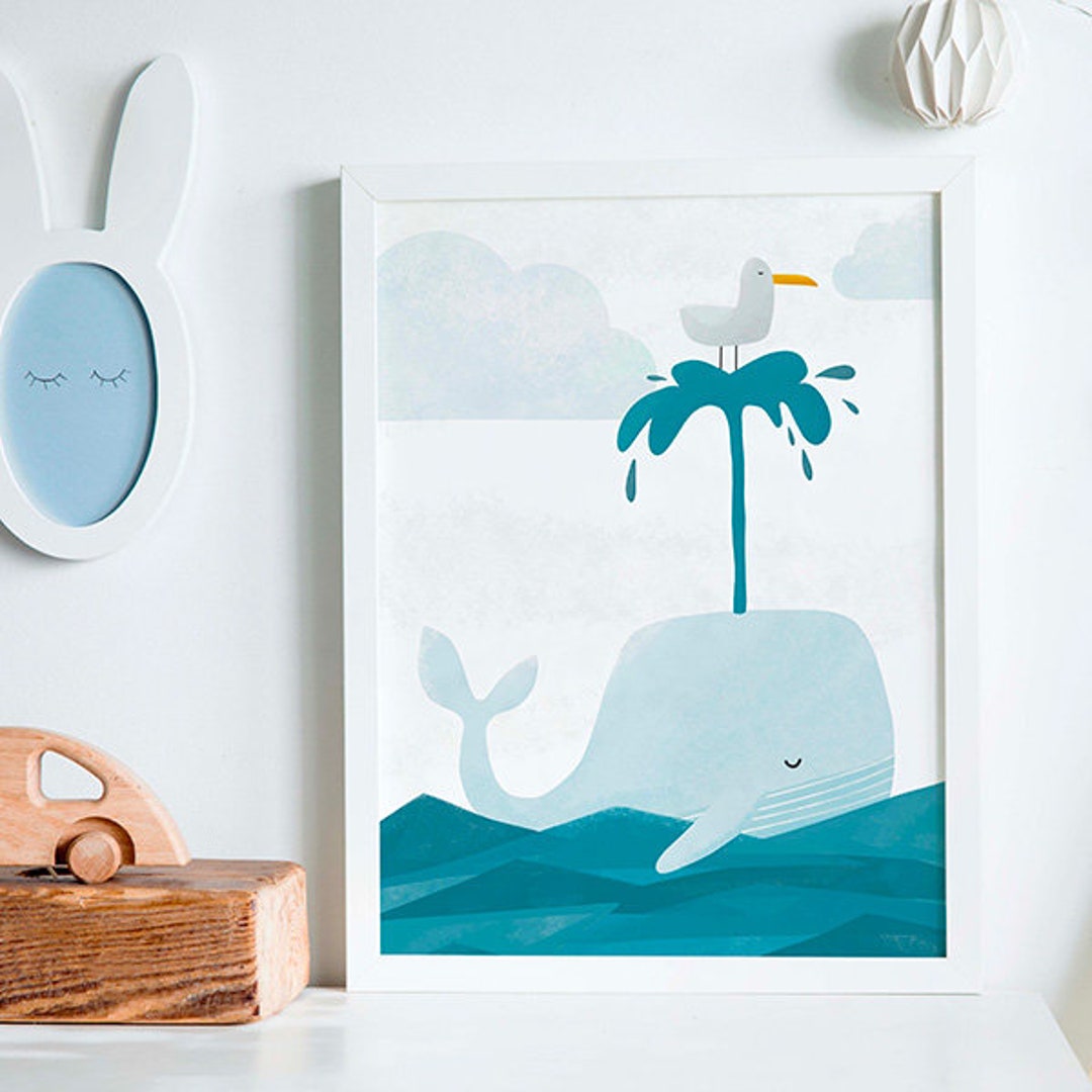 WHALE Poster - Etsy