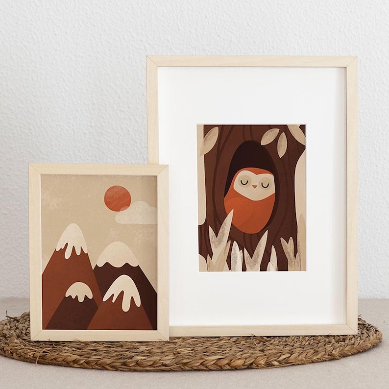 MOUNTAIN Poster - Set of 5 - Etsy