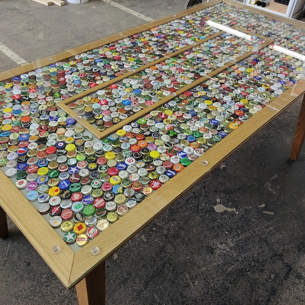 Bottle Cap Table - Etsy