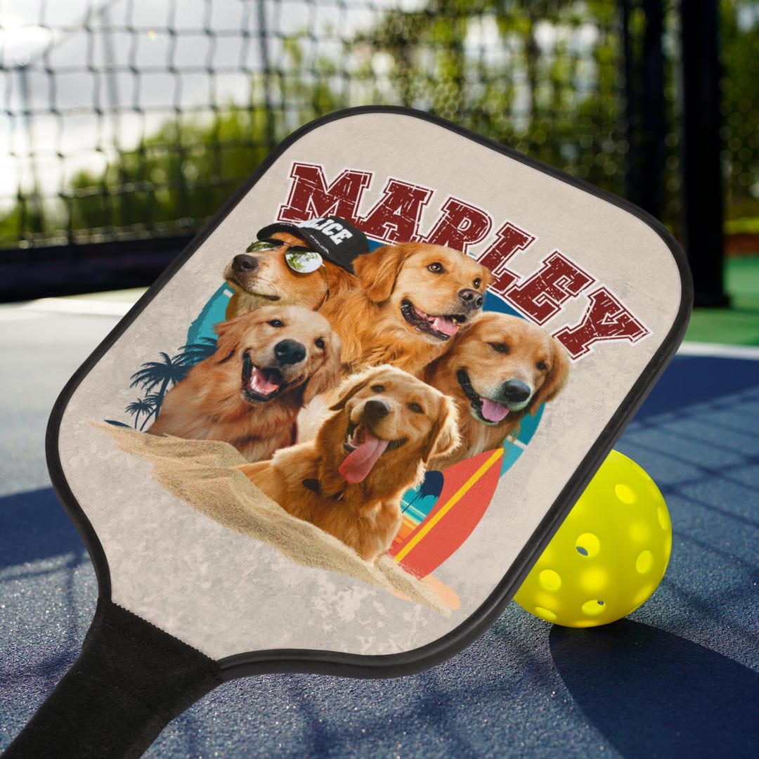 Custom Dog Pickleball, Pickleball Bundle Set, Cute Pickleball Set ...