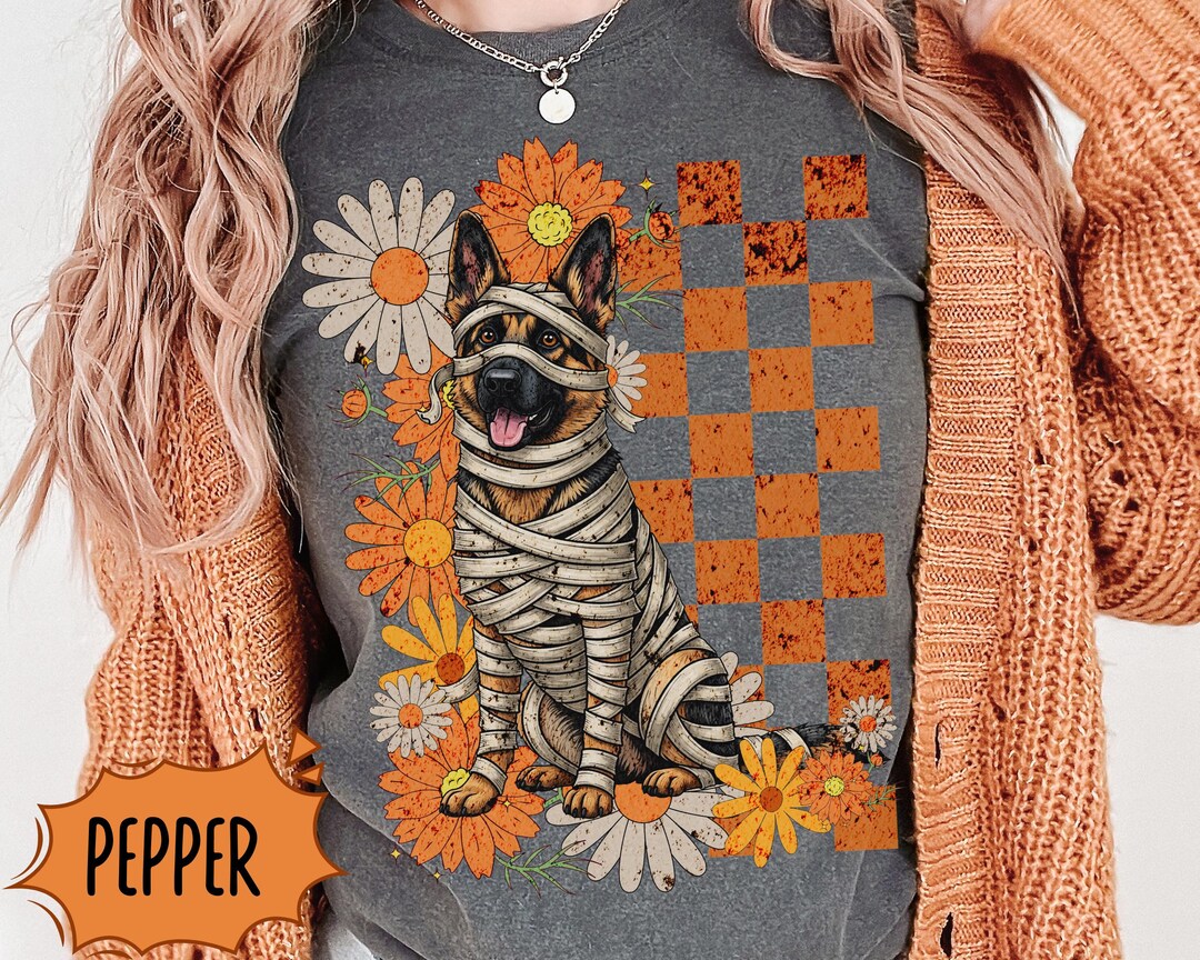 German Shepherd Halloween, Checkered Retro Halloween, Halloween Dog ...