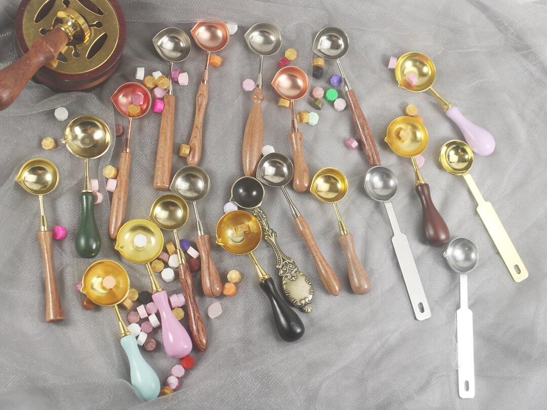 Small Spoon for Melting Wax,sealing Wax Tools,sealing Wax Tool Stamping ...