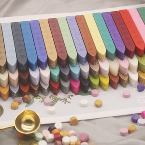 40 Colors Sealing Wax Stick for Envelope Invitation Gift Box ,wax Seal ...