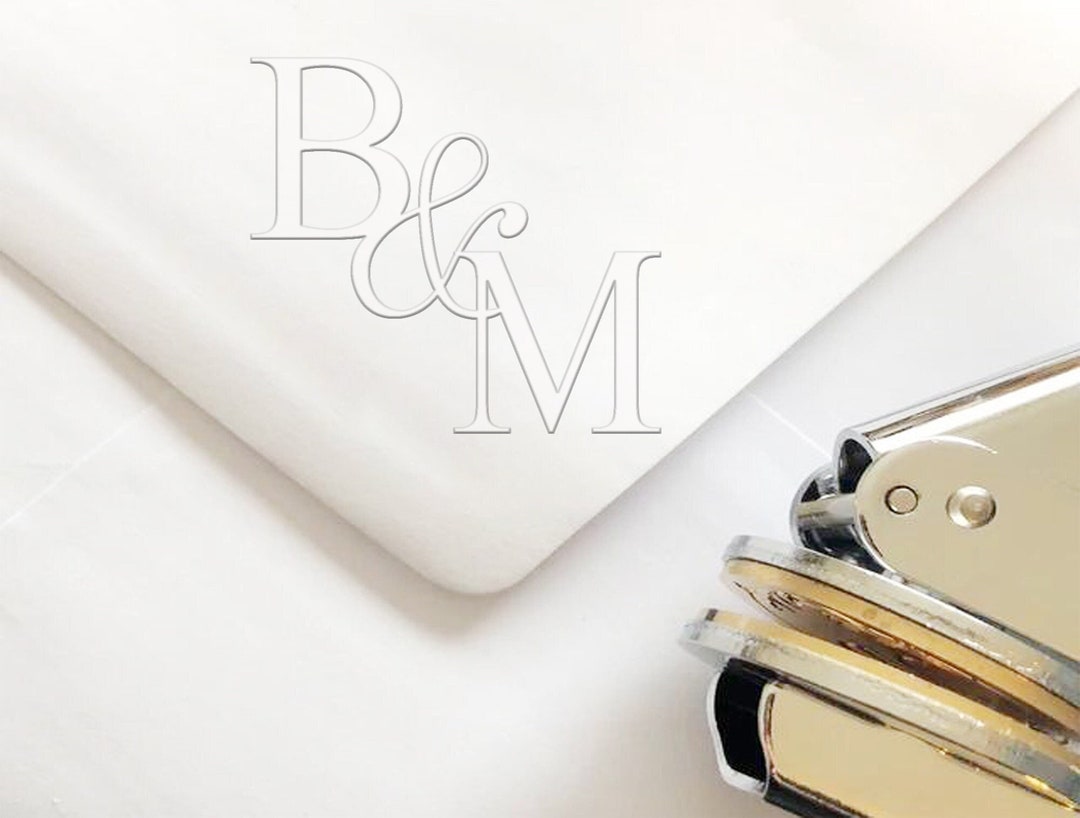 Personalized Wedding Embosser-wedding Embosser-custom Embosser Stamp ...