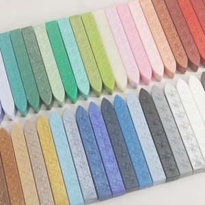 40 Colors Sealing Wax Stick for Envelope Invitation Gift Box ,wax Seal ...