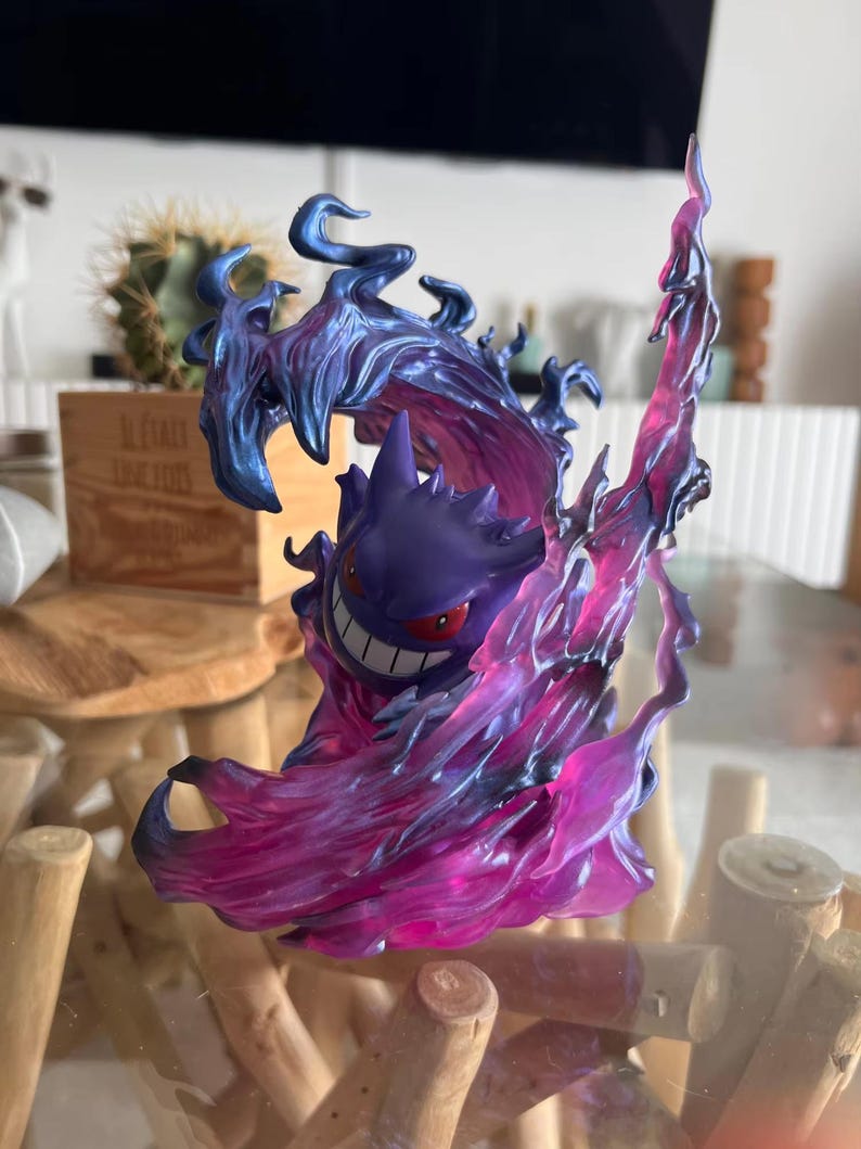 Pokemon Gengar Ghost Claw Action Figure Game Statue - Etsy