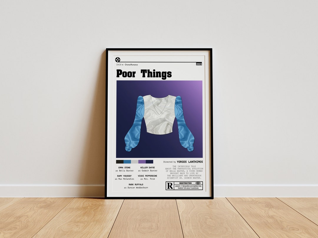 Poor Things Minimalist Vintage Movie Poster Retro Movieposter - Etsy