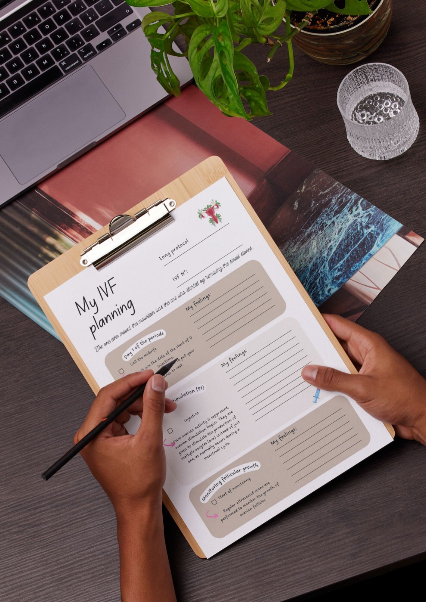 IVF Digital Planning, PDF, IVF Planning, Printable, Pregnancy Protocol ...