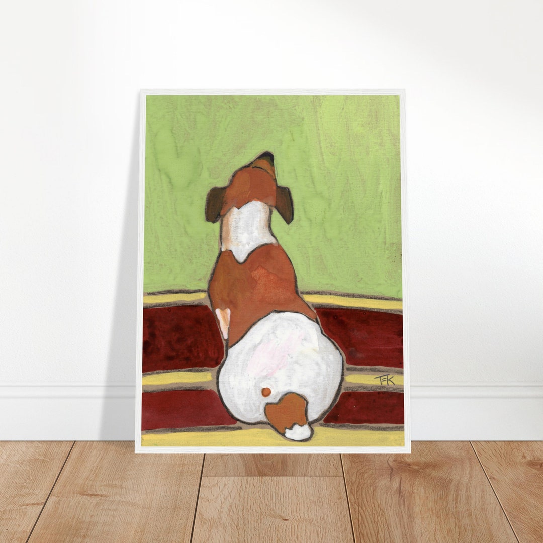 Colorful Jack Russell Print, Watercolor Dog Print, Dog Wall Art, Gift ...