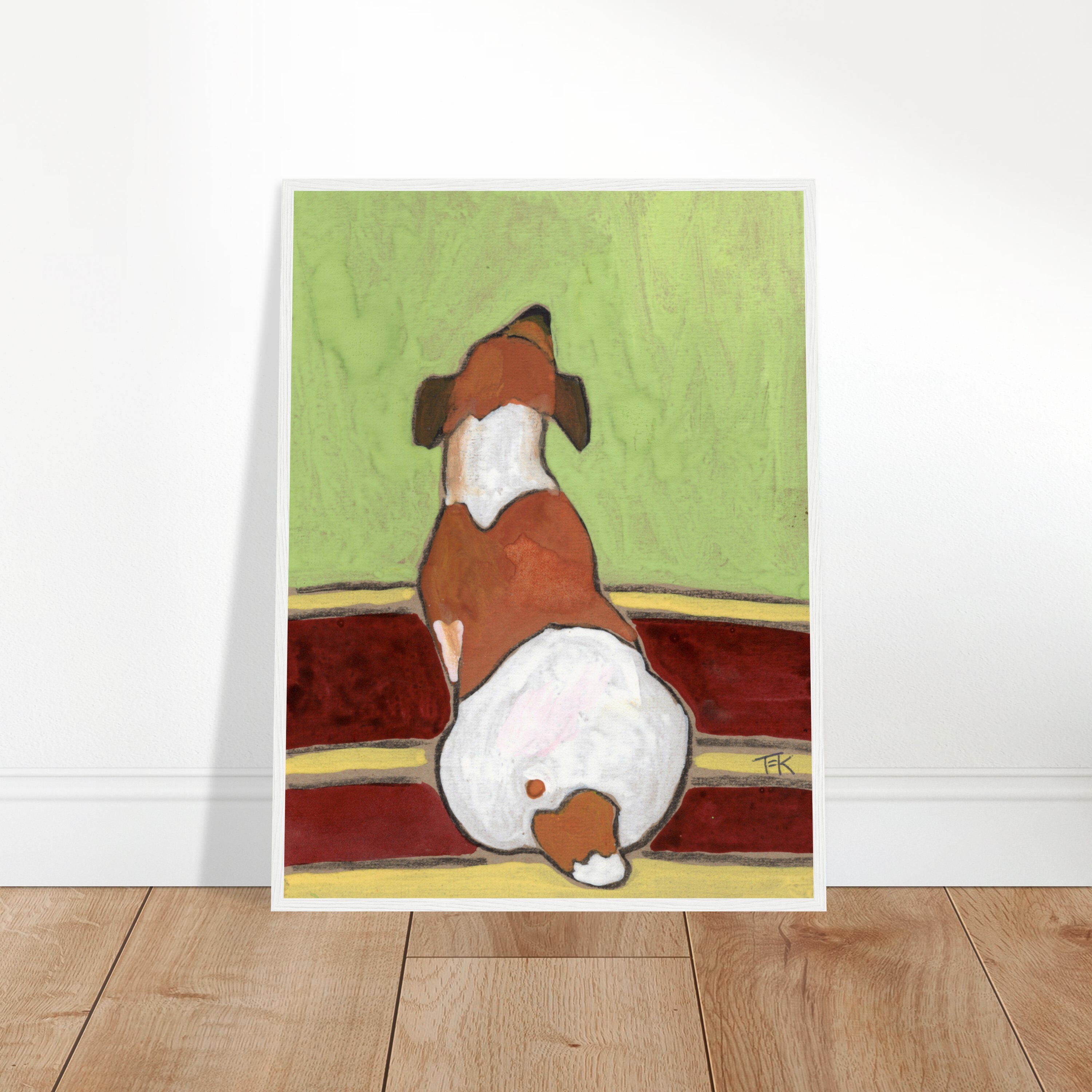 Colorful Jack Russell Print, Watercolor Dog Print, Dog Wall Art, Gift ...
