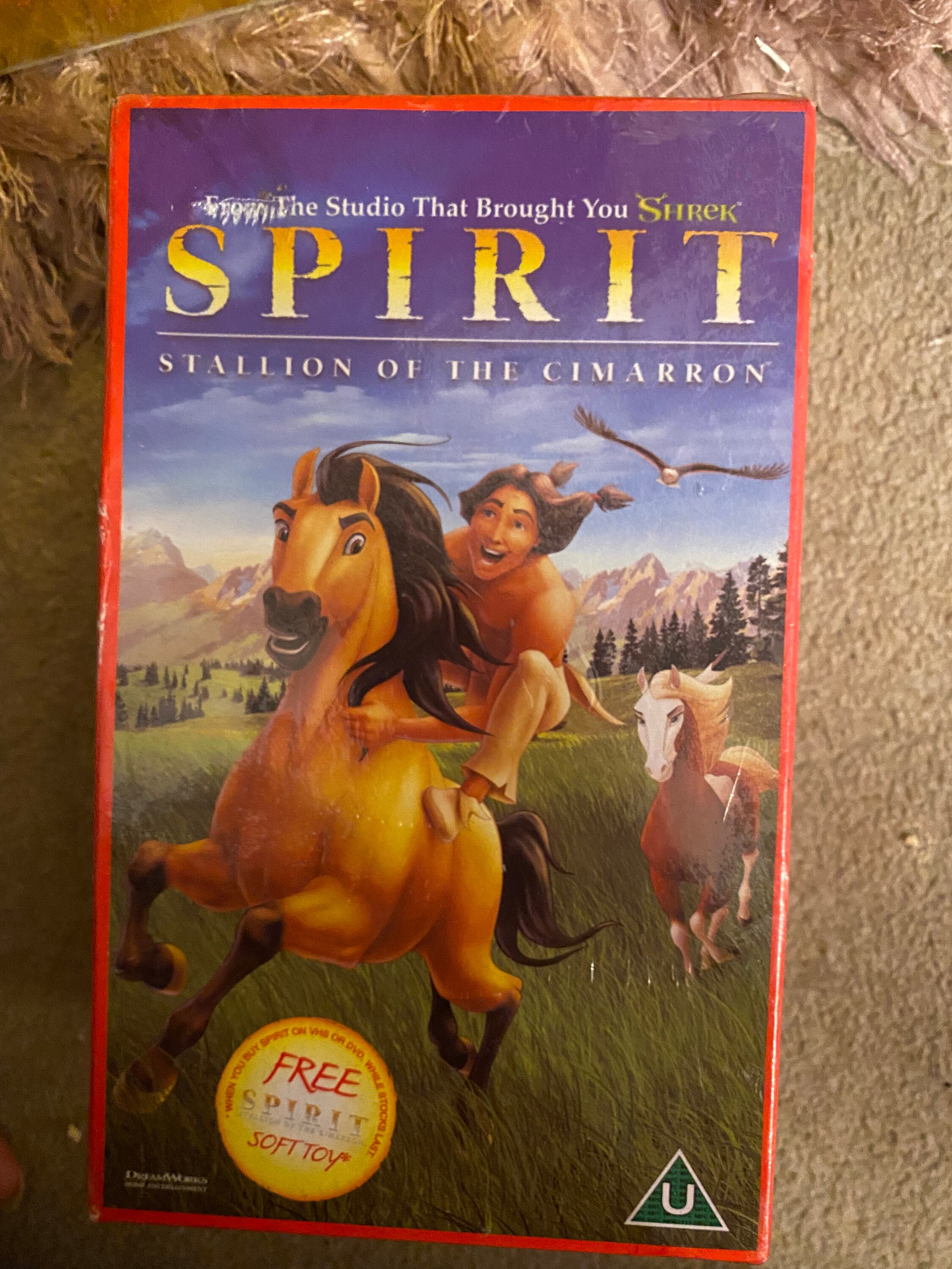 Dreamworks Spirit Stallion of the Cimarron Vhs & Plush - Etsy