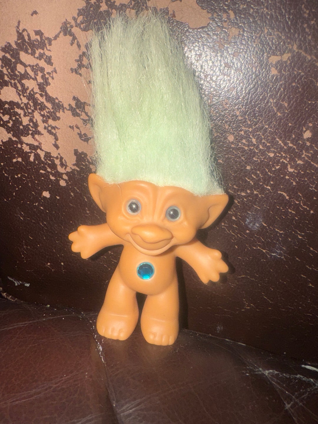 Ace Novelty Treasure Troll Gem Stone Trolls Pale Blue Hair - Etsy
