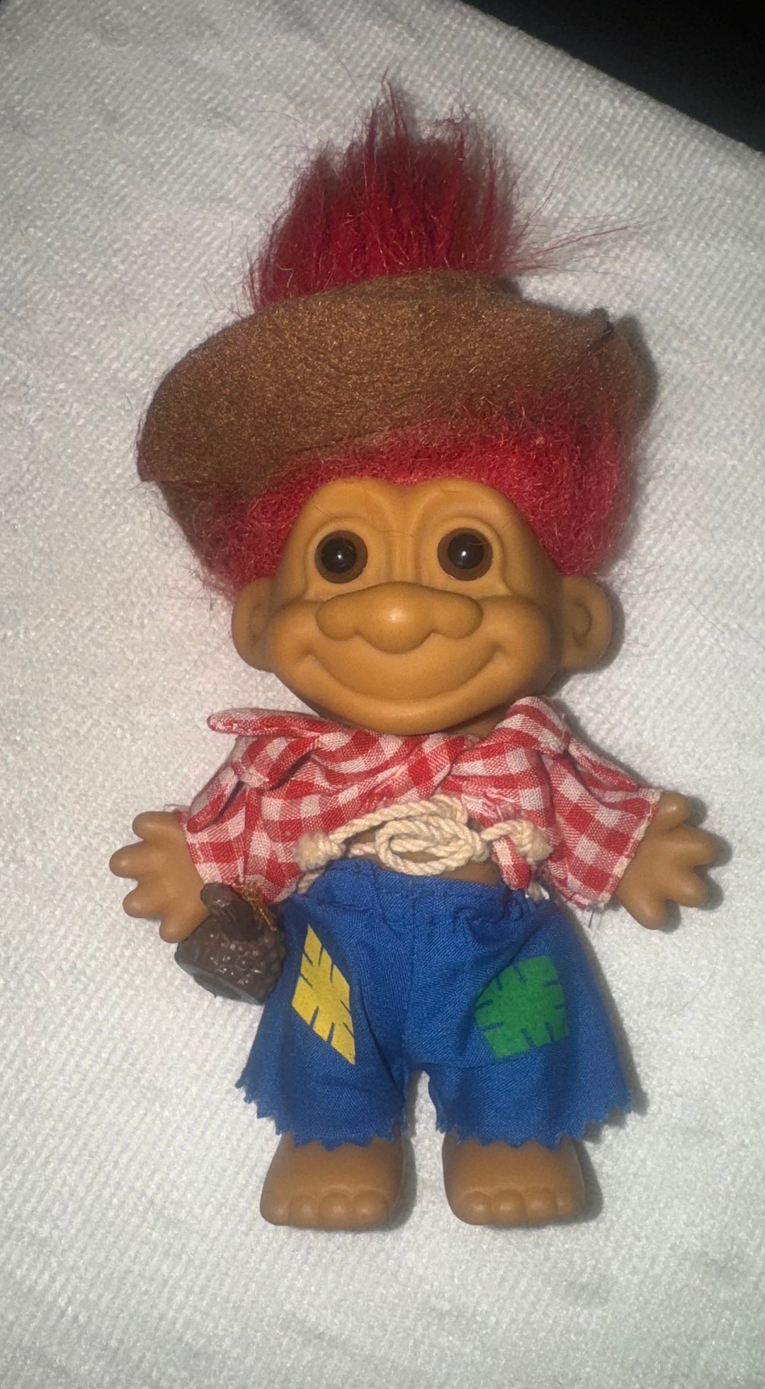 My Lucky Hillbilly 6 Troll Doll Red Hair Vintage & Rare Russ Troll ...