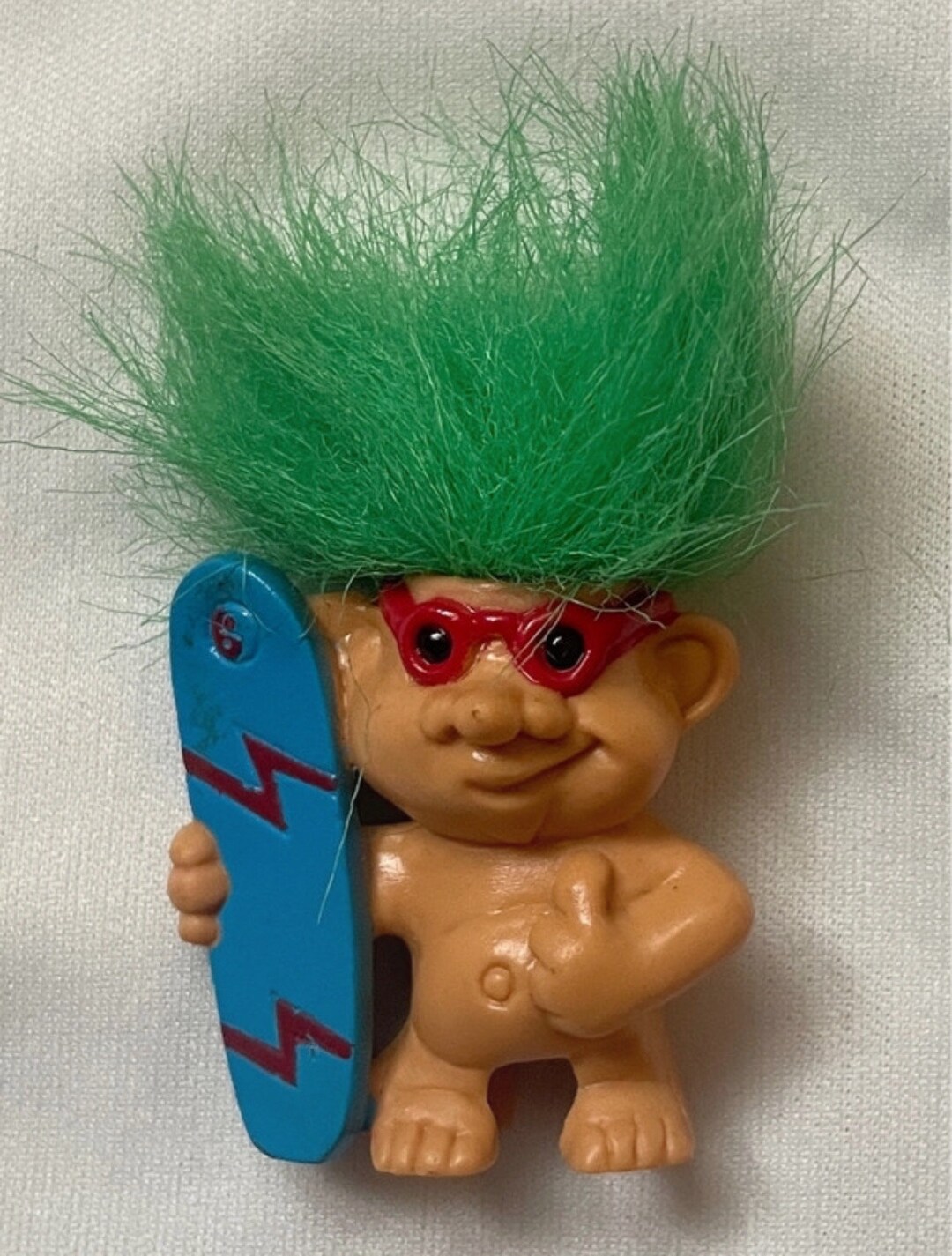 Vintage Weetos Lucky Troll Pencil Topper Surfing Trolls / Skateboard ...