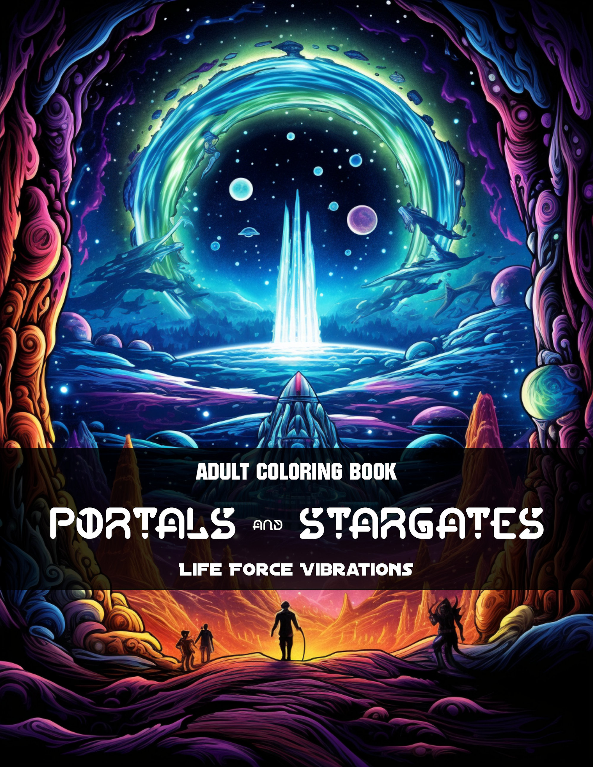 Portals and Stargates Printable Coloring Book 50 Pages - Etsy