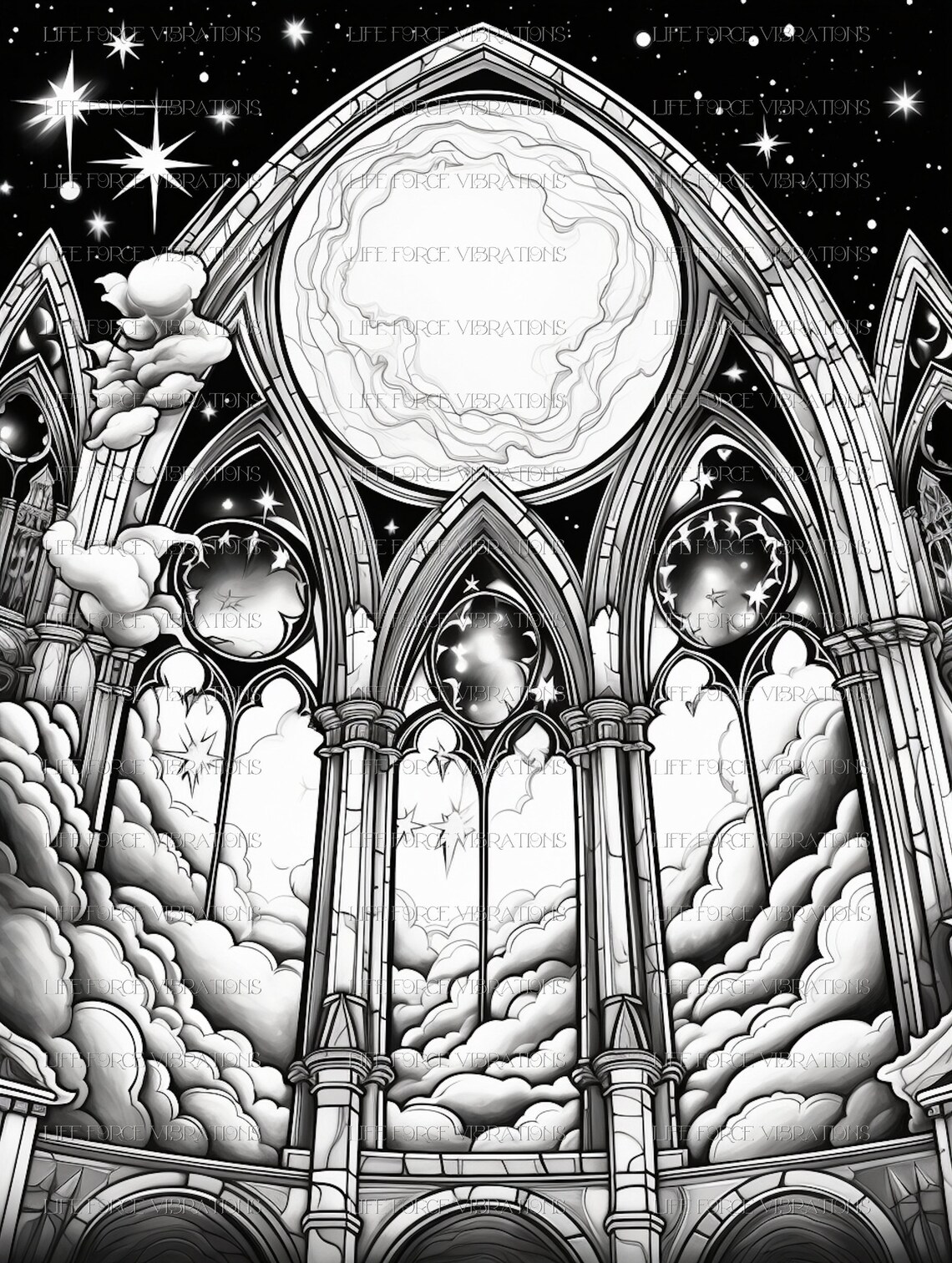 Libro imprimible para colorear Catedrales Sagradas Más de 50 - Etsy México