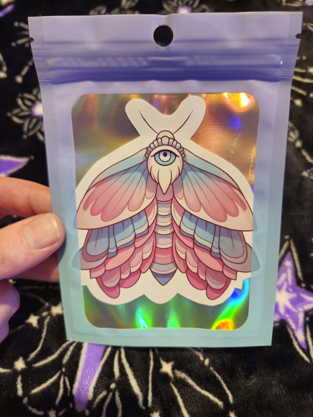 Dreamgazer Moth Sticker // High Quality Pastel Moth Sticker // Laptop ...