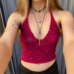Halter Top Knitting Pattern - Etsy