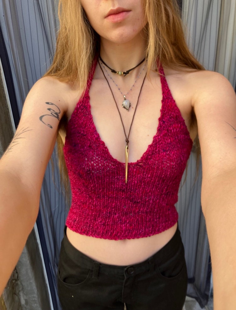 Halter Top Knitting Pattern - Etsy
