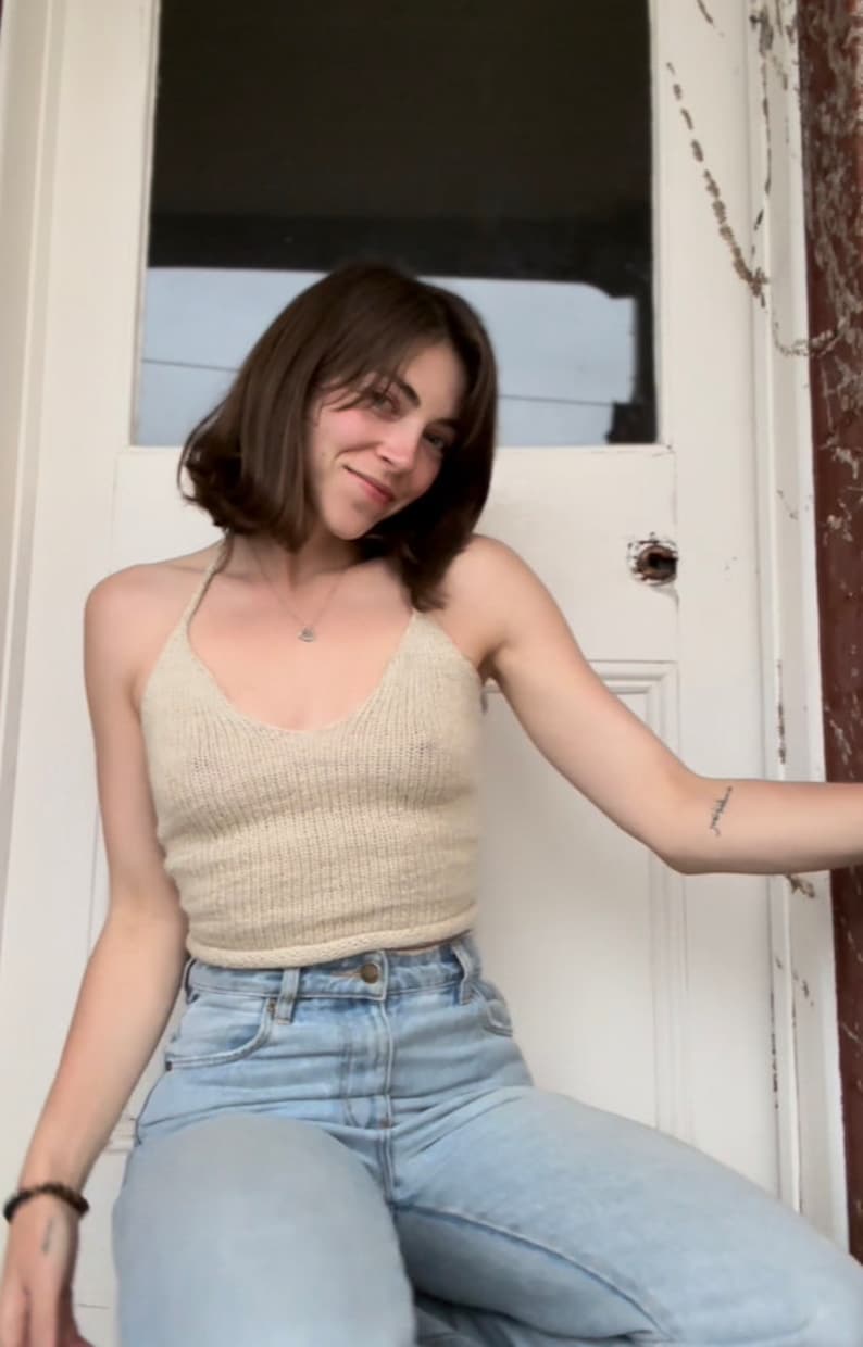 Halter Top Knitting Pattern - Etsy